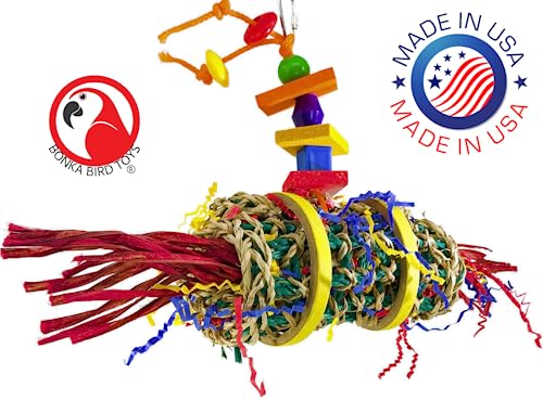 00687 Firecracker Jr. Bird Toy Parrot cage Toys Cages Foraging Cockatiel Conure