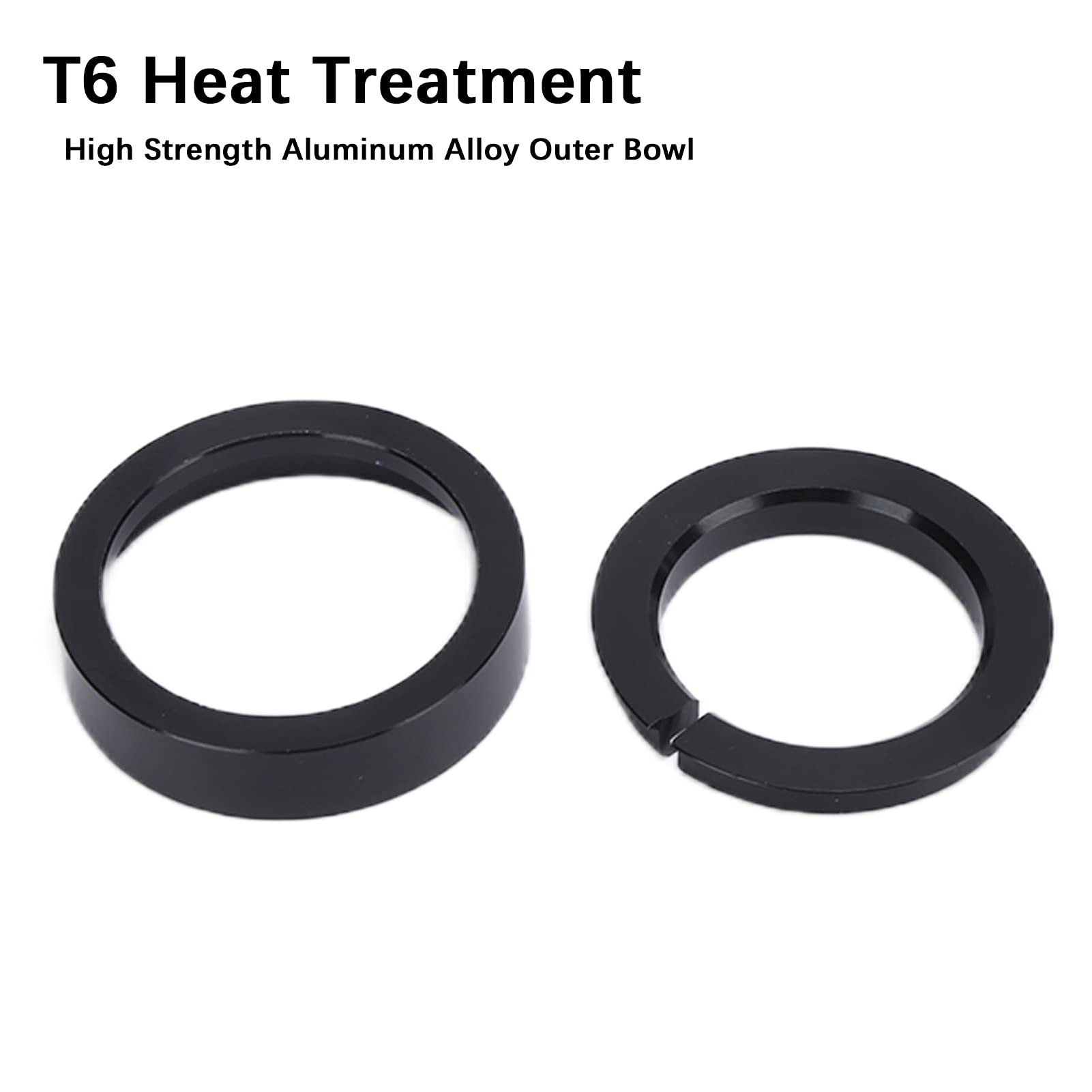 01 02 015 Bicycle Headset, Waterproof Bike Double Bearings Headset CNC Technology Aluminum Alloy High Speed for Road Bike