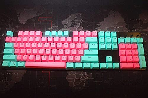 17 Keys Numeric Keypad Numpad Key Cap Number Pad PBT Doubleshot Backlit Keycaps OEM Height ANSI Layout for Cherry MX Switch Gaming 60% 87 104 108 Mechanical Keyboard (Miami NO.1)