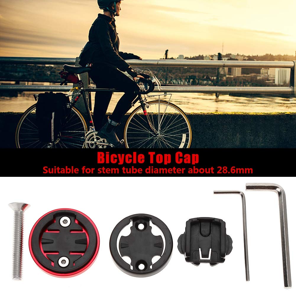 01 02 015 Bicycle Top, Firm Durable Long Service Time Computer Stem Reliable Practical Simple Operation Fine Workmanship for Road Bike for Mountain Bike(red)