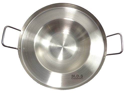 16" Inch Comal Stainless Steel Concave Frying Gas Stove Outdoors Heavy Duty Acero
