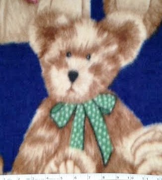 1-1/2 Yard Pre-Cut - Boyds Bears on Navy Blue Fleece Fabric - Officially Licensed (Great for Quilting, Sewing, Throw Blankets & More) PreCut 1-1/2 Yard X 60" Wide