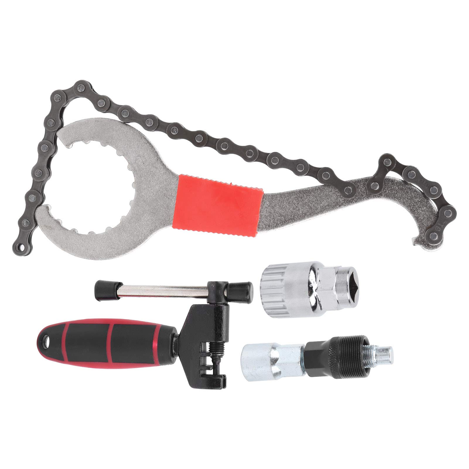 01 02 015 Bike Chain Wrench Puller Tool, Professional Practical Bike Chain Tool 4pcs for Road Bike for Foldable Bicycle for Mountain Bike