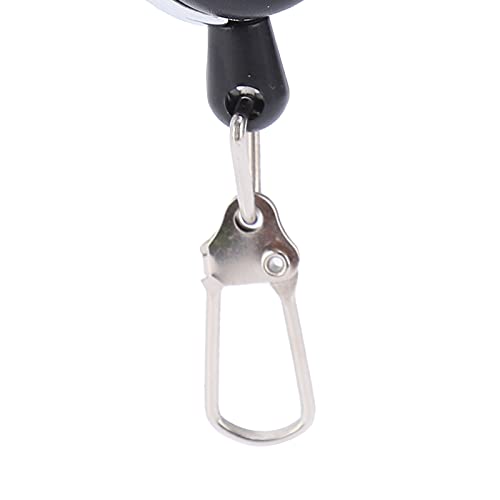 01 Fly Fishing Retractor, Fly Fishing Accessory Durable ABS Material with Buckle for Hiking for Fishing for Camping