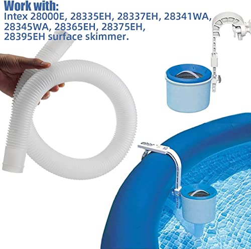 1.5" X 3ft Pool Skimmer Hose Replacement for Intex Above Ground Pool Skimmer Pump Transfer Hose Part # 10531 25016