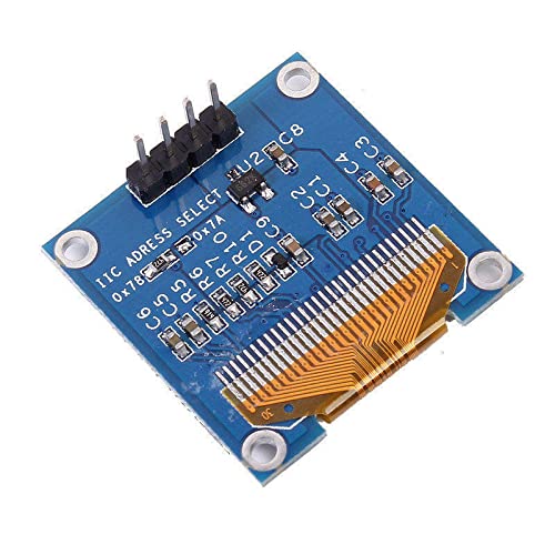 0.96 inch Blue OLED Display Module IIC Serial 128X64 I2C SSD1306 12864 LCD Screen Board GND VCC SCL SDA for Arduino