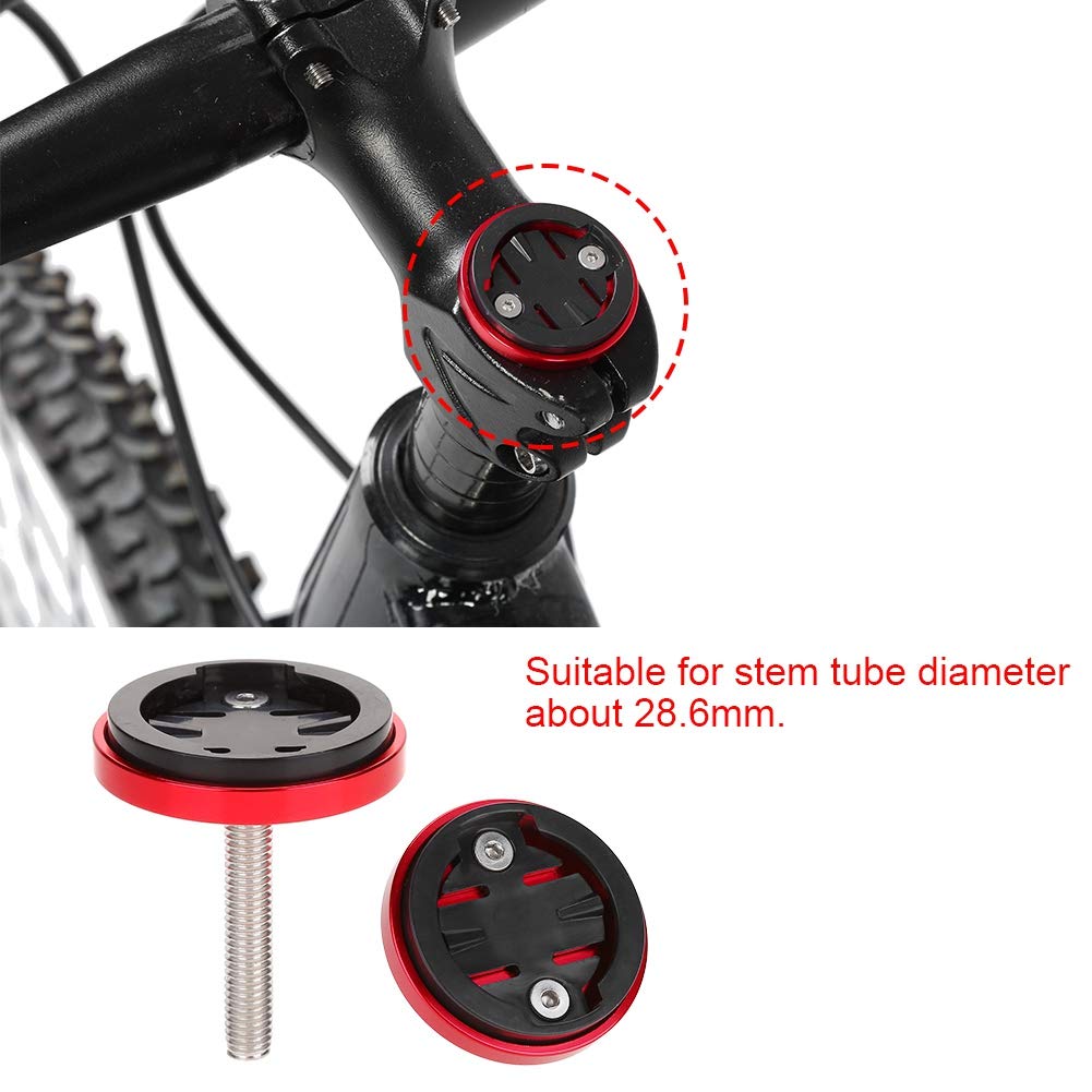 01 02 015 Bicycle Top, Firm Durable Long Service Time Computer Stem Reliable Practical Simple Operation Fine Workmanship for Road Bike for Mountain Bike(red)