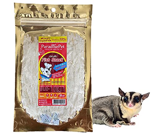 1 Pcs Fish Stick Flavor Sugar Glider Hamster Squirrel Chinchillas and Small Exotic Animals/Pet Sandwich Snacks and Food (33g)