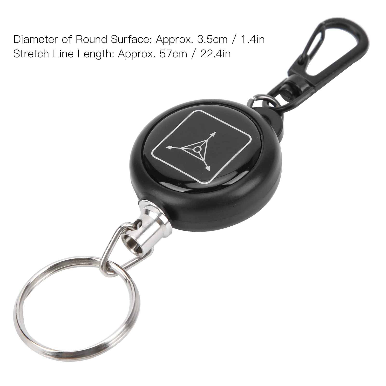 01 02 015 Fly Fishing Anglers Tool, Flexible Universal Fly Fishing Tool Retractor Safety Quick Release for Fly Fishing