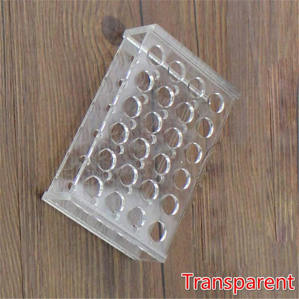 1 Pack 5ml Lab Plastic Test Tube Rack for 5ml 10 ml Tubes, Holds 24