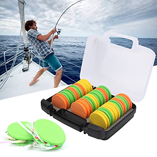 01 Fishing and Rigging Foam Spools, Spools Winding Board Tool Fishing EVA Spools Line Storage Spools EVA Fishing Line Storage 24pcs for Fish
