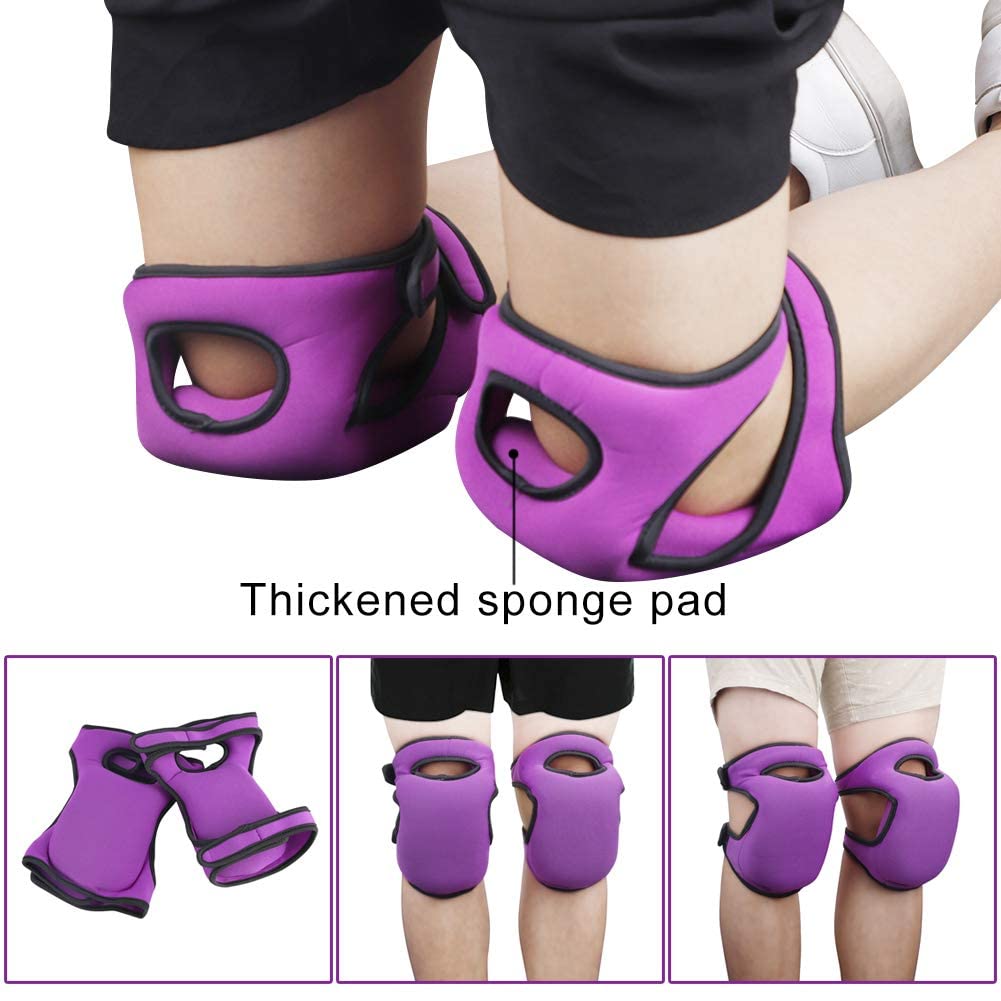 1 Pair Gardening Knee Pad Garden Knee Protectors Anti Slip Protective Cushion Soft Ultra Comfort Garden Kneepad,Neoprene Cap For Gardener Cleaning Work Scrubbing Floor Pruning