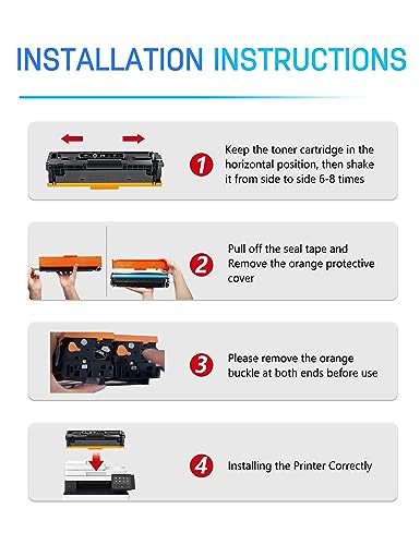 045 Toner Cartridge Set Replacement for Canon 045 Toner Cartridges Canon MF634cdw Toner Canon MF632cdw Toner for Canon Color ImageCLASS MF634Cdw MF632Cdw LBP612Cdw LBP613Cdw MF632 MF634 Printer