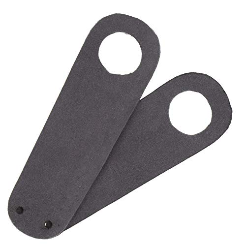 1 Pair Leather Roller Skate Toe Caps to Protect Covers Front of Toe for Scuff and Double Row Roller Skates Toe Guards