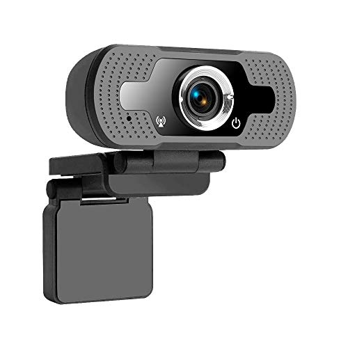 1080p Hd Webcam with Built-in Microphone, Widescreen USB Hd Web Camera for Zoom Meeting YouTube Skype Facetime Hangouts