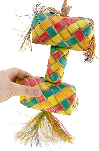 03421 Extra Large Stacked Pinata Bird Toy Cage Toys Cages Foraging Chew Shredder.