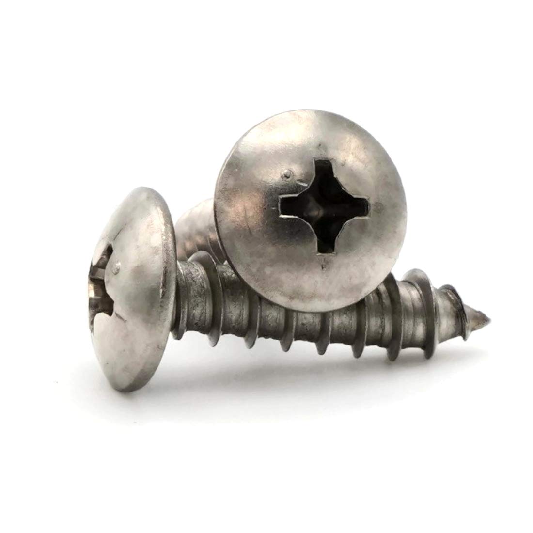 #10 Phillips Truss Head Screws 316 Stainless Steel Sheet Metal Screws #10 x 3/4 inch Qty 100