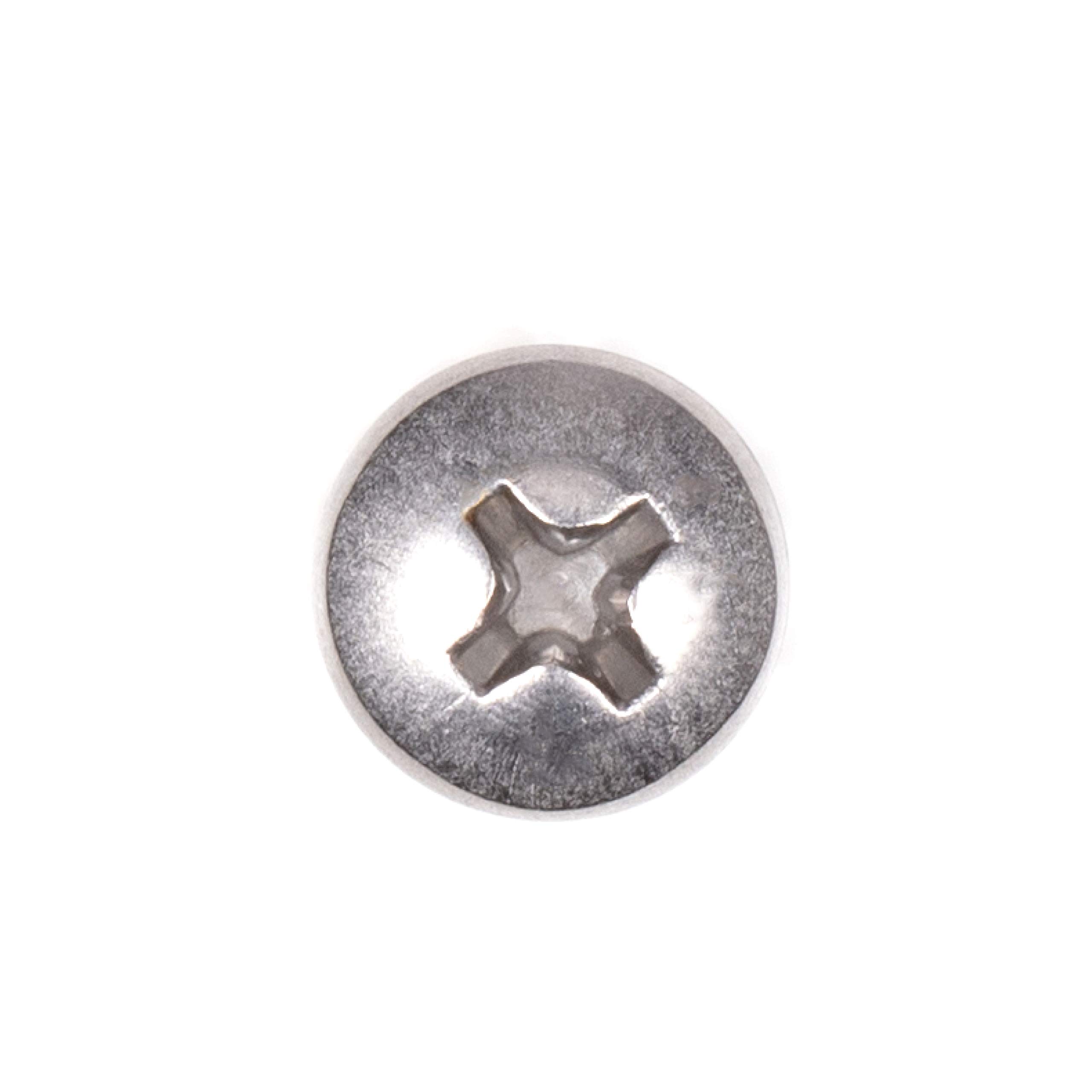 #10 Size, 1 1/2" Length (38mm) - Self Tapping Screw - Self Drilling Screw - 410 Stainless Steel Screws = Exceptional Wear and Very Corrosion Resistant - Phillips Pan Head - 100pcs