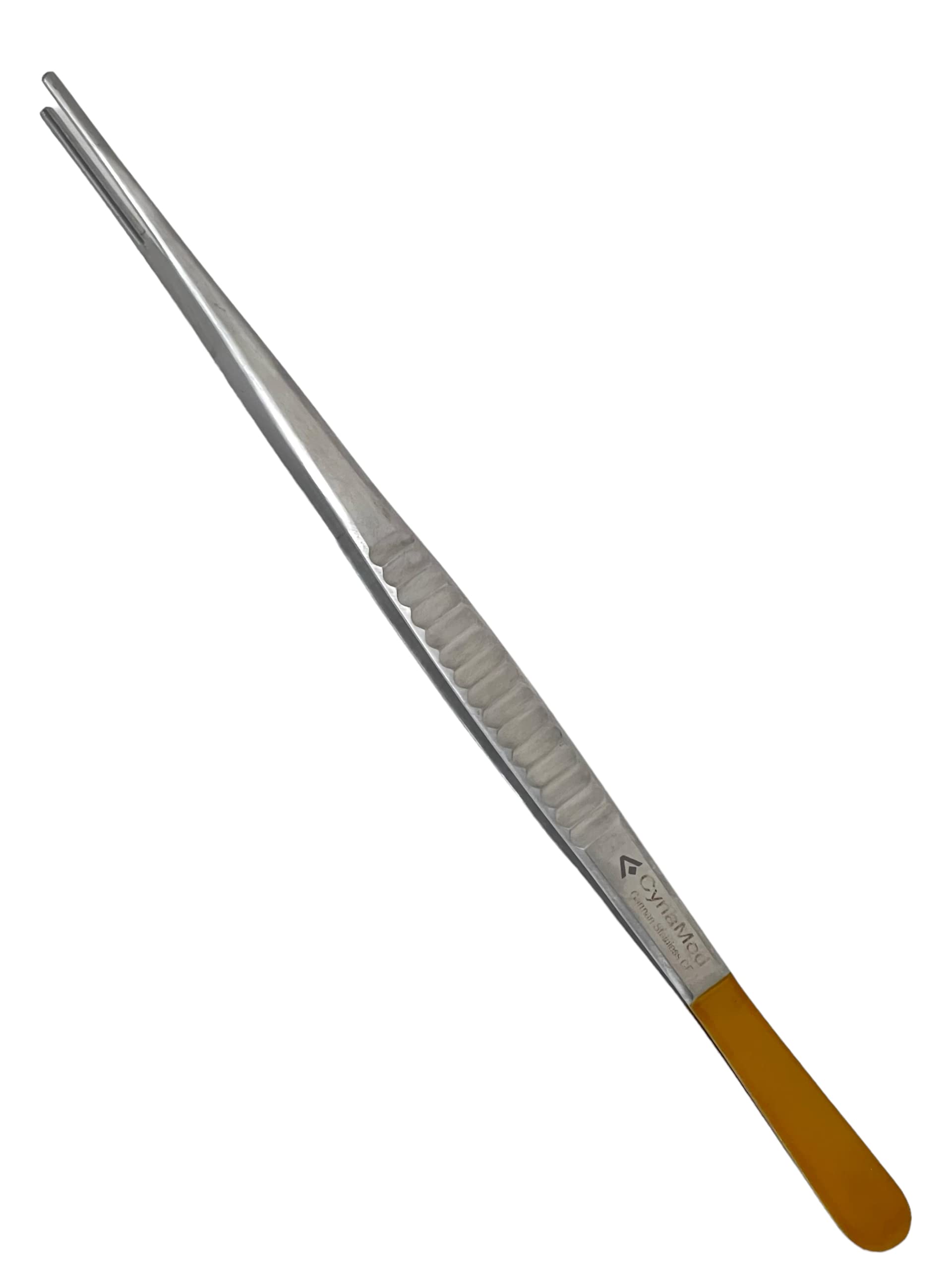 1 EACH PREMIUM GERMAN 8" DEBAKEY ARTERY ATRAUMATIC TISSUE GOLD HANDLE FORCEP INSTRUMENT