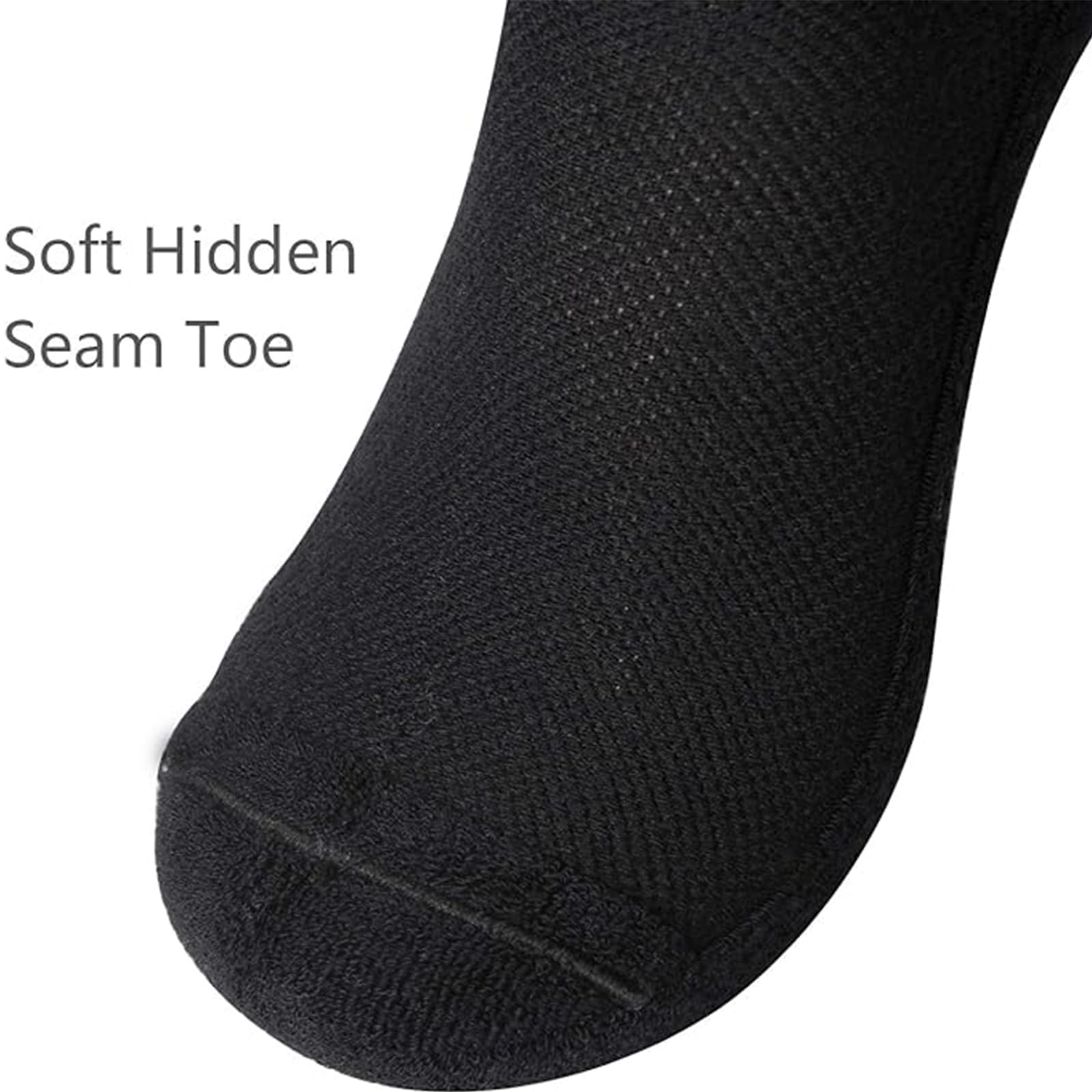 +MD Ultra Soft Athletic Running Socks for Women and Men, Cushioned Moisture Wicking No Show Short Casual Sports Socks-6 Pairs, 2Black/2White/2Grey9-11