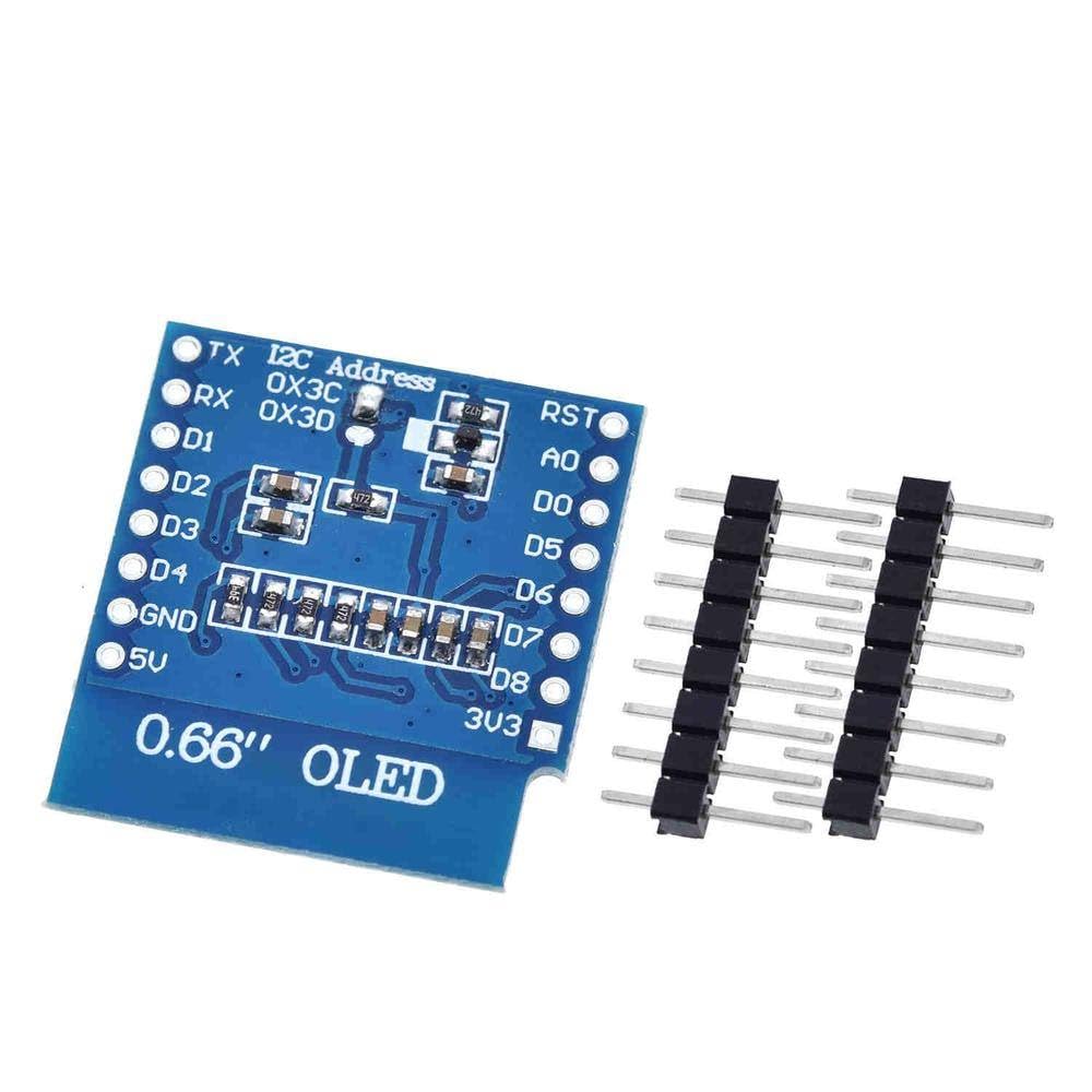 0.66 inch OLED Display Module for WEMOS D1 Mini ESP32 Module Arduino AVR STM32 64x48 0.66" LCD Screen IIC I2C OLED