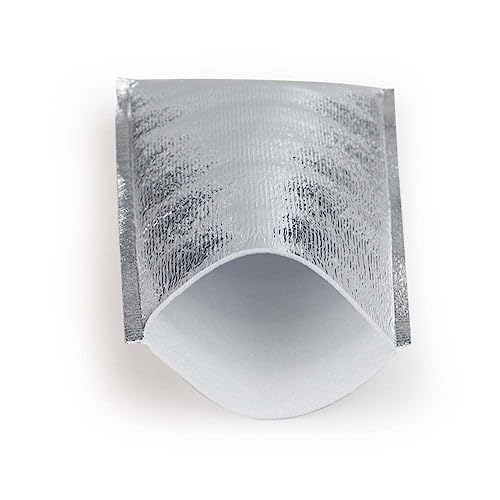 10Pcs Disposable Food Thermal Pouches Aluminum Foil Liners Food Delivery Pouches for Picnic Camping Store(35 x 40cm)
