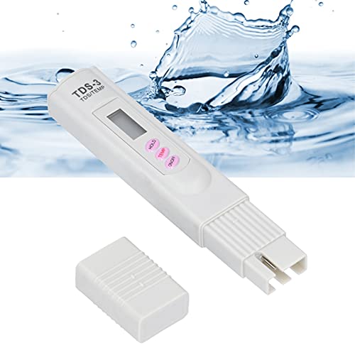 01 Tds Meter, LCD Digital Water Test Meter 1Ppm Resolution 5 Minutes Automatic Shutdown 3 Measurement Modes for Drinking Water for Aquarium Swimming Pool