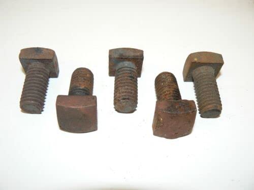 1/2"-13 x 1" Square Head Machine Bolt - Plain Steel Finish - Lot of 25 Pcs. HQ