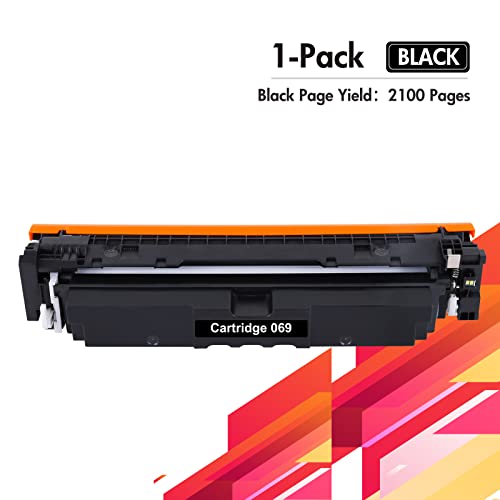 069 069H Black Toner Cartridge 1-Pack Replacement for Canon 069 Toner Cartridge for Canon imageCLASS MF753Cdw MF751Cdw LBP674Cdw Series Printer Ink