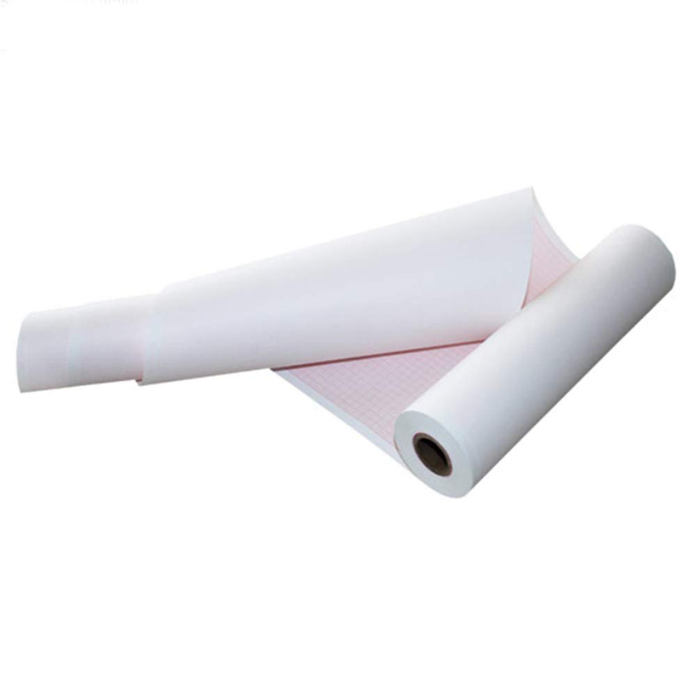 10 Rolls Thermal ECG Print Paper EKG Recording Chart Papers For 3-Channel ECG Machine and Patient Monitor Fit ECG300G - Width:3"(80mm) Length:65ft(20m)