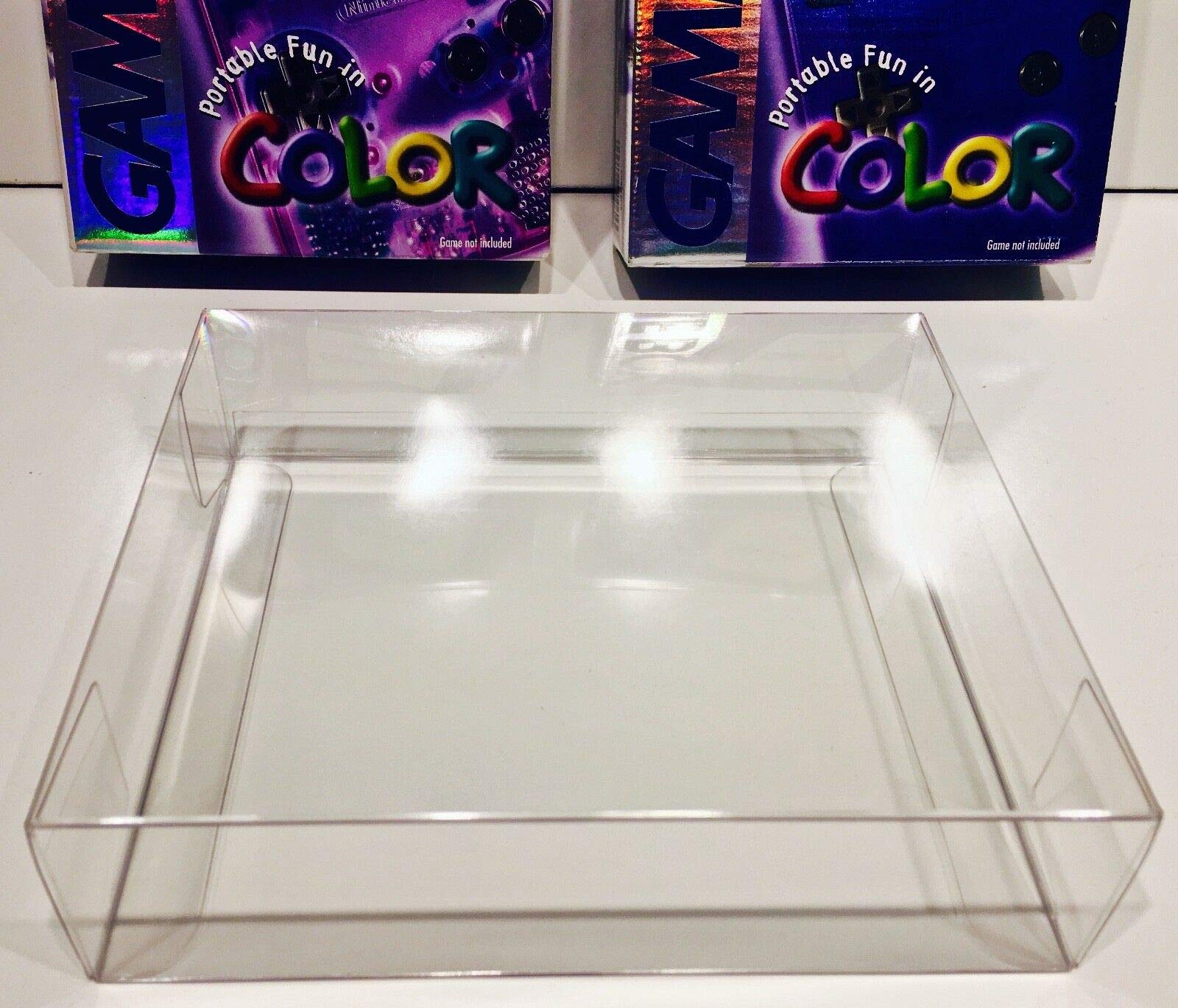 1 Pcs Box Protector For Game Boy Color Console Boxes NTSC SIZE Clear Case Nintendo