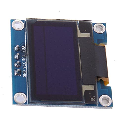 0.96 inch Blue OLED Display Module IIC Serial 128X64 I2C SSD1306 12864 LCD Screen Board GND VCC SCL SDA for Arduino