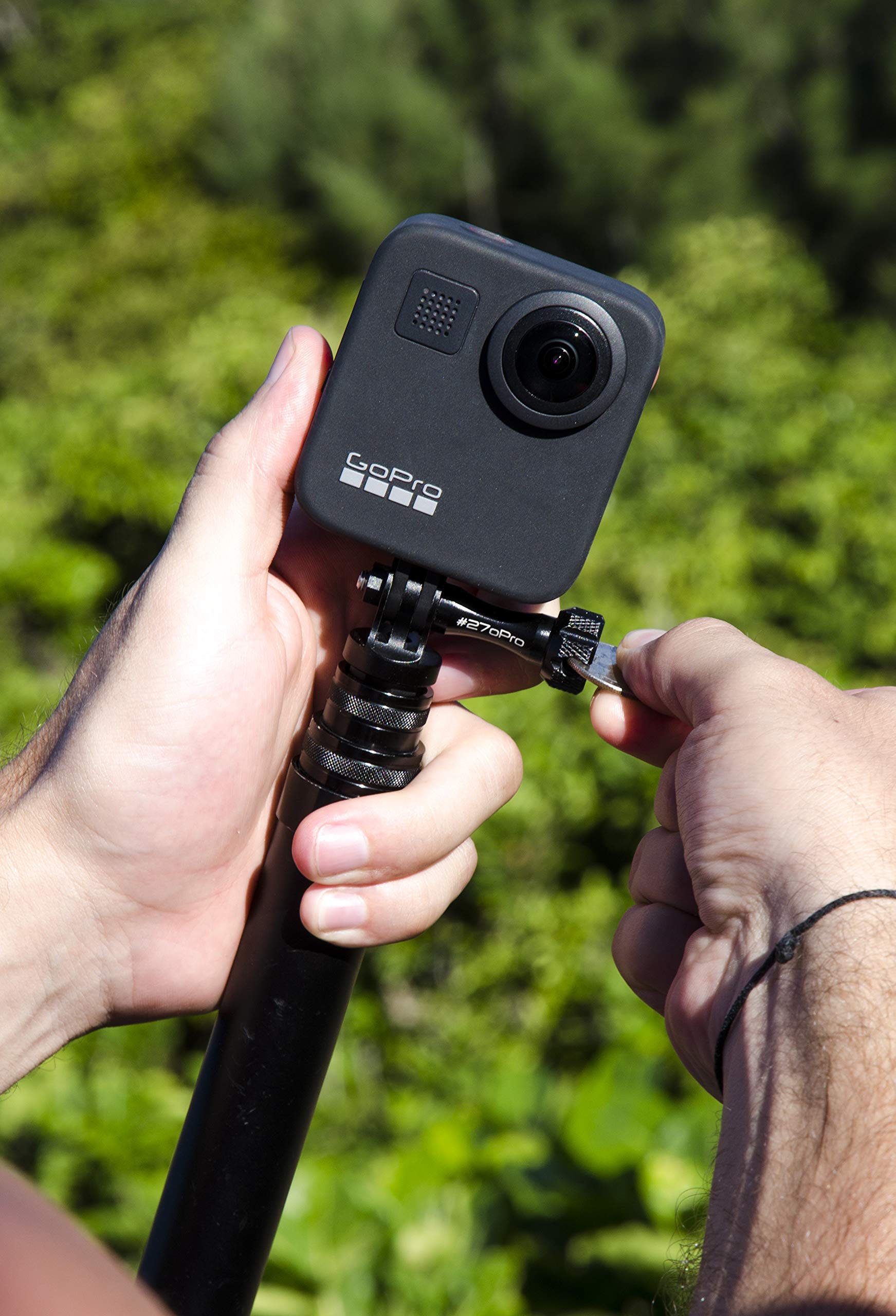 #270Pro | Intuitive Smart Screws & Mini Storage Bag | Tighten for GoPro securely Patented Aluminum Thumb Screw Prevents from Shifting on high-Speed Activities