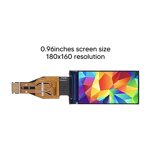 0.96in IPS Display Module, Non Radiation High Light Transmittance Quick Response Compact 4Pcs ST7735S Drive IPS Display Module for Controller Board