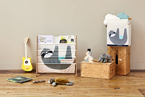 3 Sprouts Book Rack β Kids Storage Shelf Organizer Baby Room Bookcase Furniture, Sloth