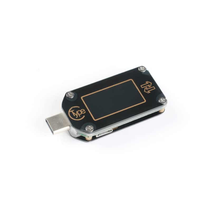 000 JESSINIE TC66 USB Tester USB Type-c Battery Tester PD Protocol Fast Charge QC 2.0 3.0 Multimeter Voltmeter Ammeter LCD Color IPS Screen Voltage Tester 0.005V-30V 0-5A