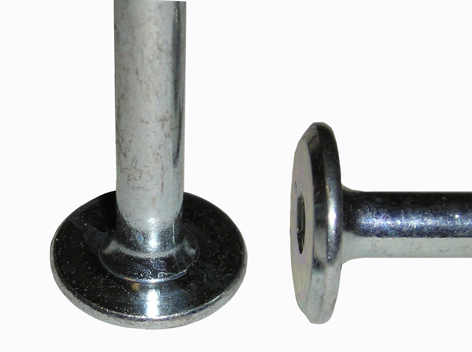 1/4" - 20 TPI x 120mm (4.72" ≈ 4-23/32") Hex Drive Button Head Furniture Bolts Dull Finish (4 Pack)
