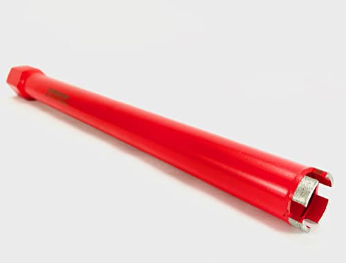 1.5" Inch Diamond Wet Core Drill Bit 1-1/4” Threaded by BLUEROCK Tools for Concrete Rebar Asphalt Brick Rock Masonry Hole Barrel Coring 1-1/2"