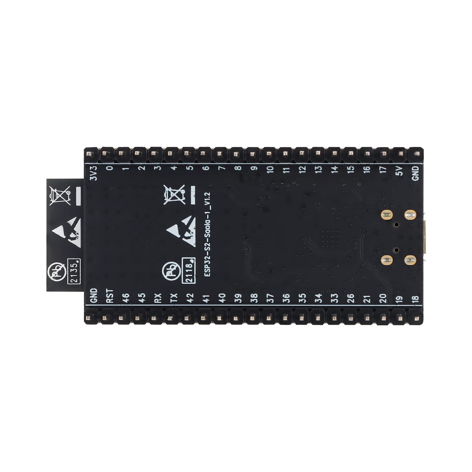 000 JESSINIE ESP32-S2-Saola-1M Wireless WiFi Development Board ESP32-S2 ESP32-S2-WROOM Universal IoT Wi-Fi MCU Wireless Module ESP32 4MB SPI Flash Onboard Antenna for Mesh Network Smart Home Control