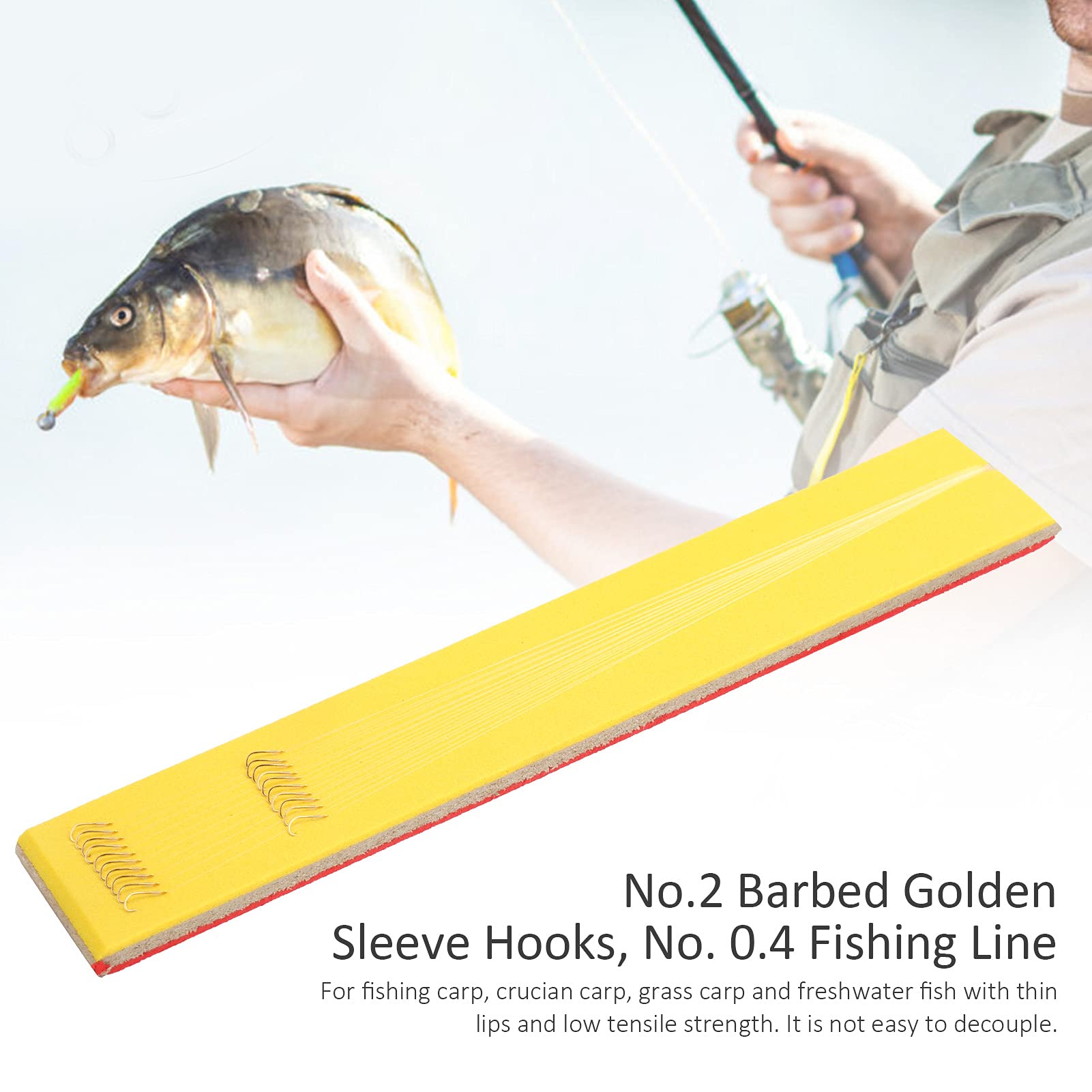 01 Fish Hooks, Stainless Steel Hook Hook Fishing Tool Convenient to Use for Marine Fish for Freshwater Fish