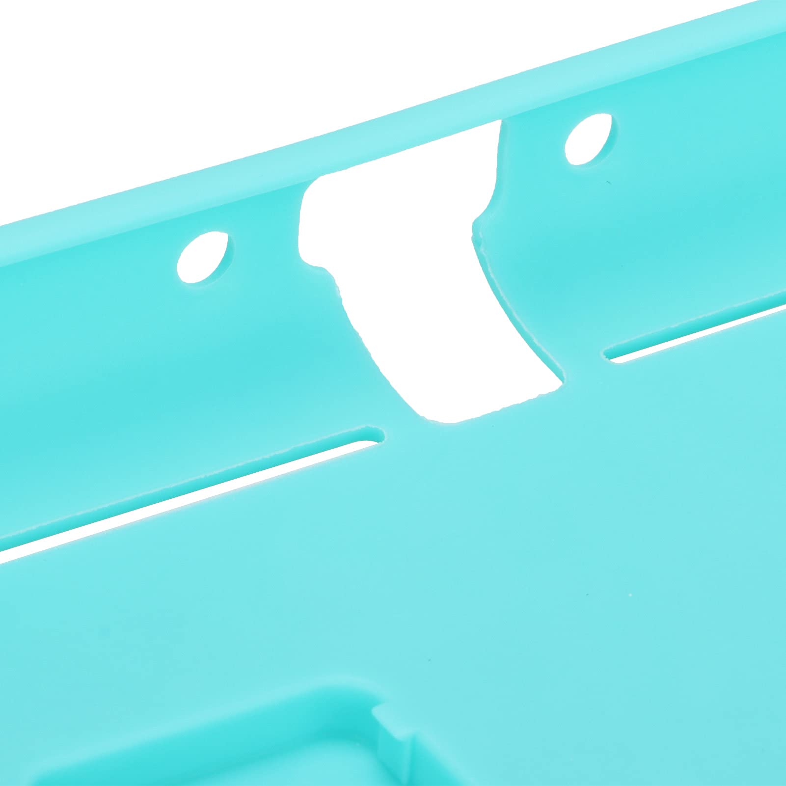 01 02 015 TPU Protective Case, Half Packed Protective Shell Case Elastic 2 Game Card Slots Ergonomics for Switch Lite(Turquoise)