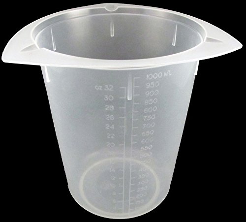1000ml Tri-Pour Polypropylene Tri-Pour Beaker No Spill Pour Design