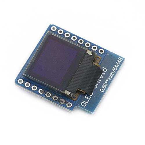 0.66 inch OLED Display Module for WEMOS D1 Mini ESP32 Module Arduino AVR STM32 64x48 0.66" LCD Screen IIC I2C OLED