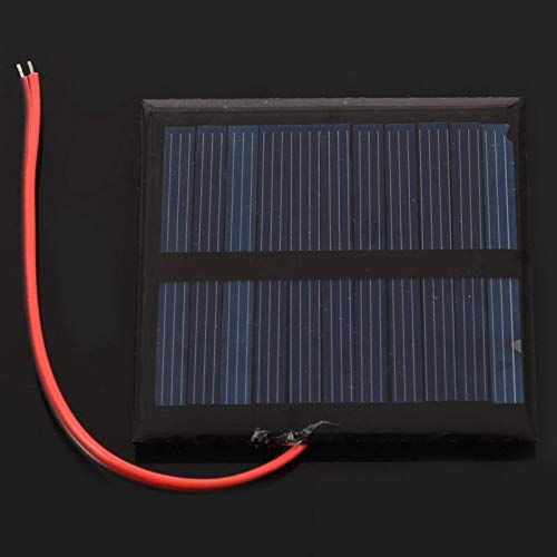 0.6W 5.5V Solar Panels polycrystalline Silicon Solar Patch Plastic DIY Solar Panels + line 65 65mm