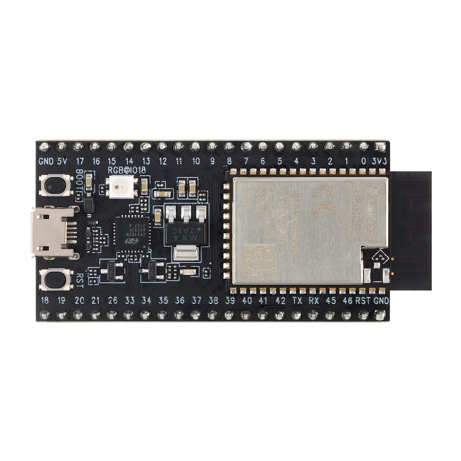 000 JESSINIE ESP32-S2-Saola-1M Wireless WiFi Development Board ESP32-S2 ESP32-S2-WROOM Universal IoT Wi-Fi MCU Wireless Module ESP32 4MB SPI Flash Onboard Antenna for Mesh Network Smart Home Control
