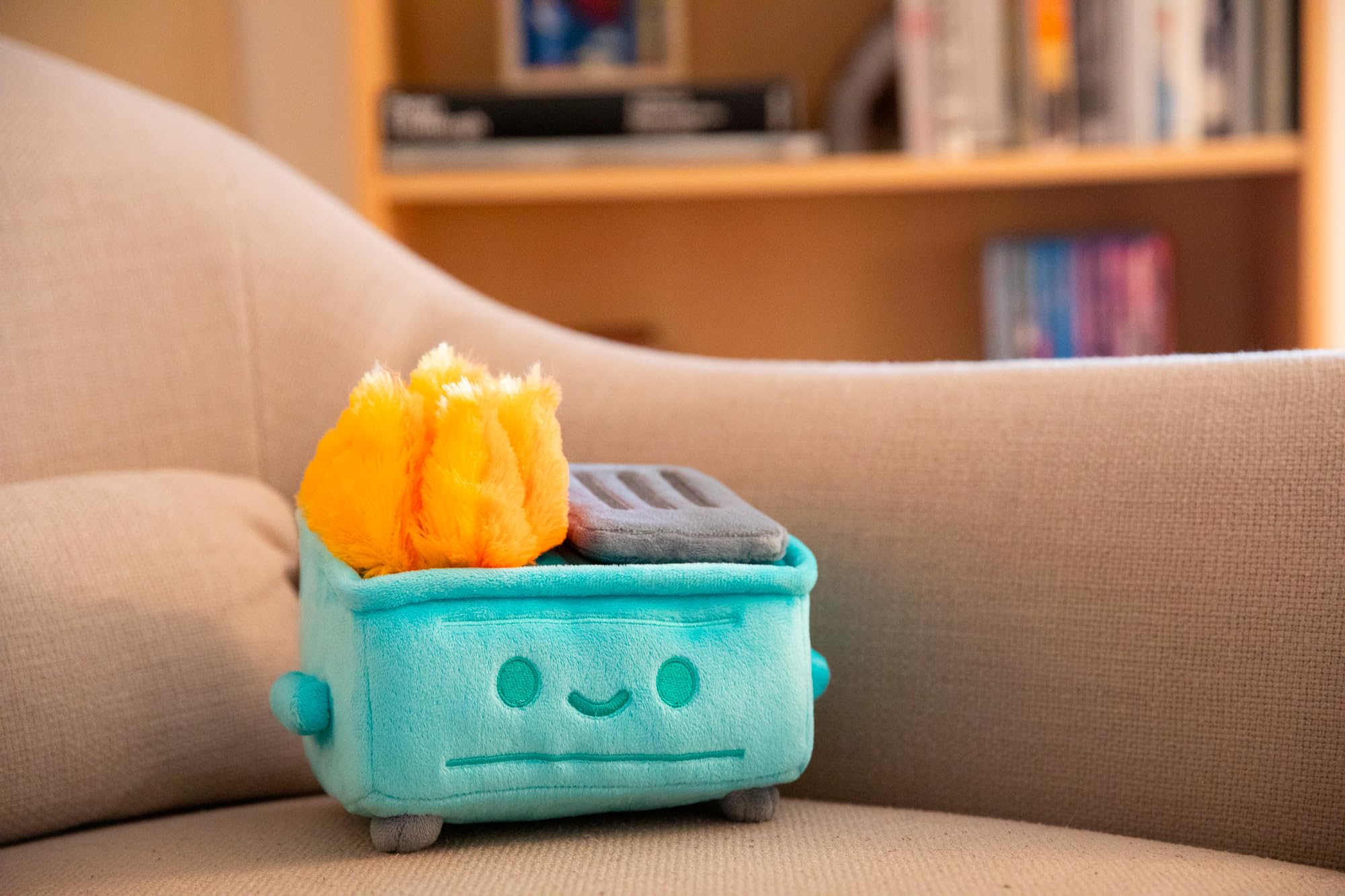 100% Soft Dumpster Fire Plush Figure