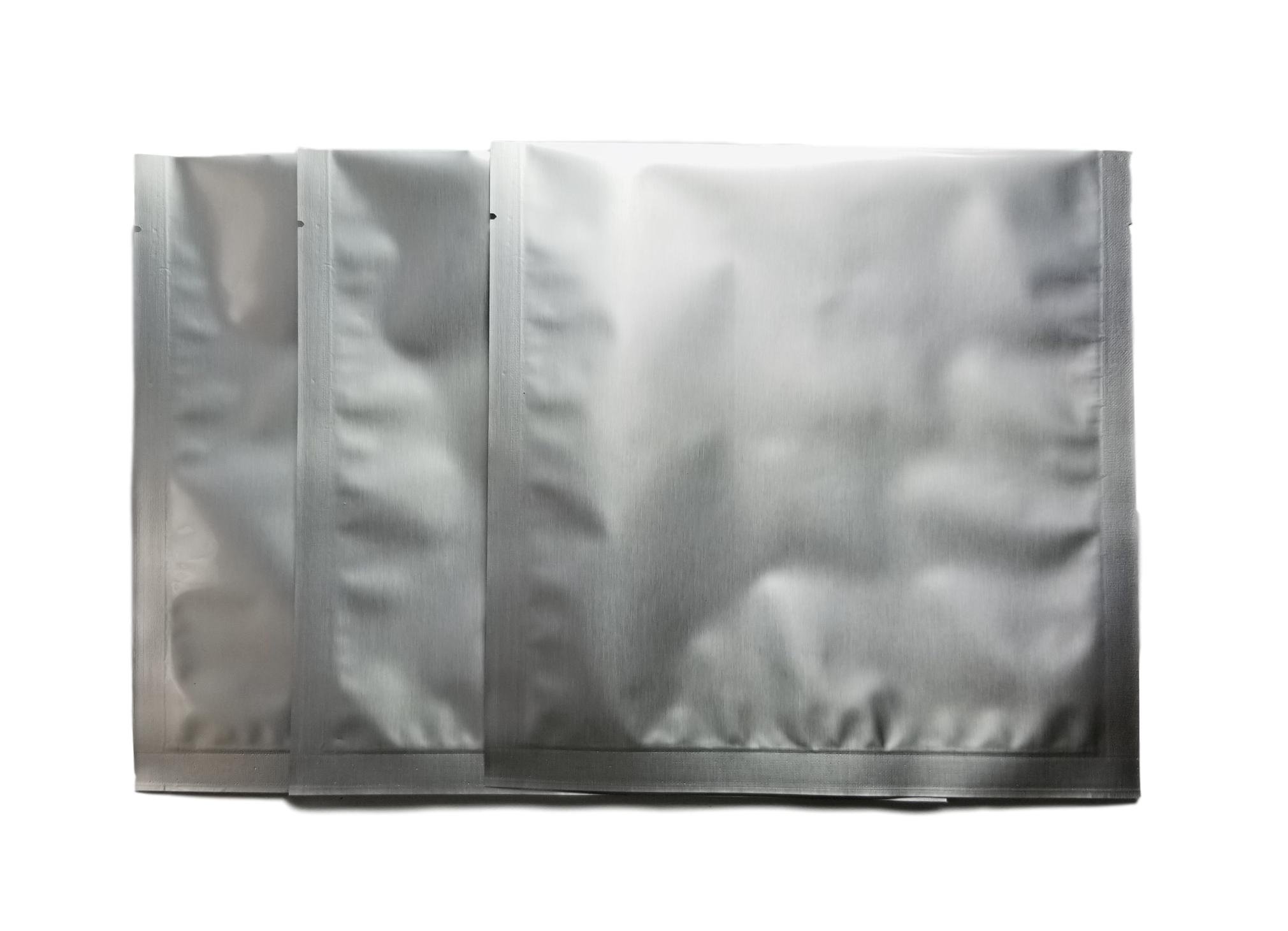 1 Quart Mylar Bag 5 Mil 8"x8" Genuine Aluminum Foil Lined Bag for Long Term Food or Herb Storage (50)