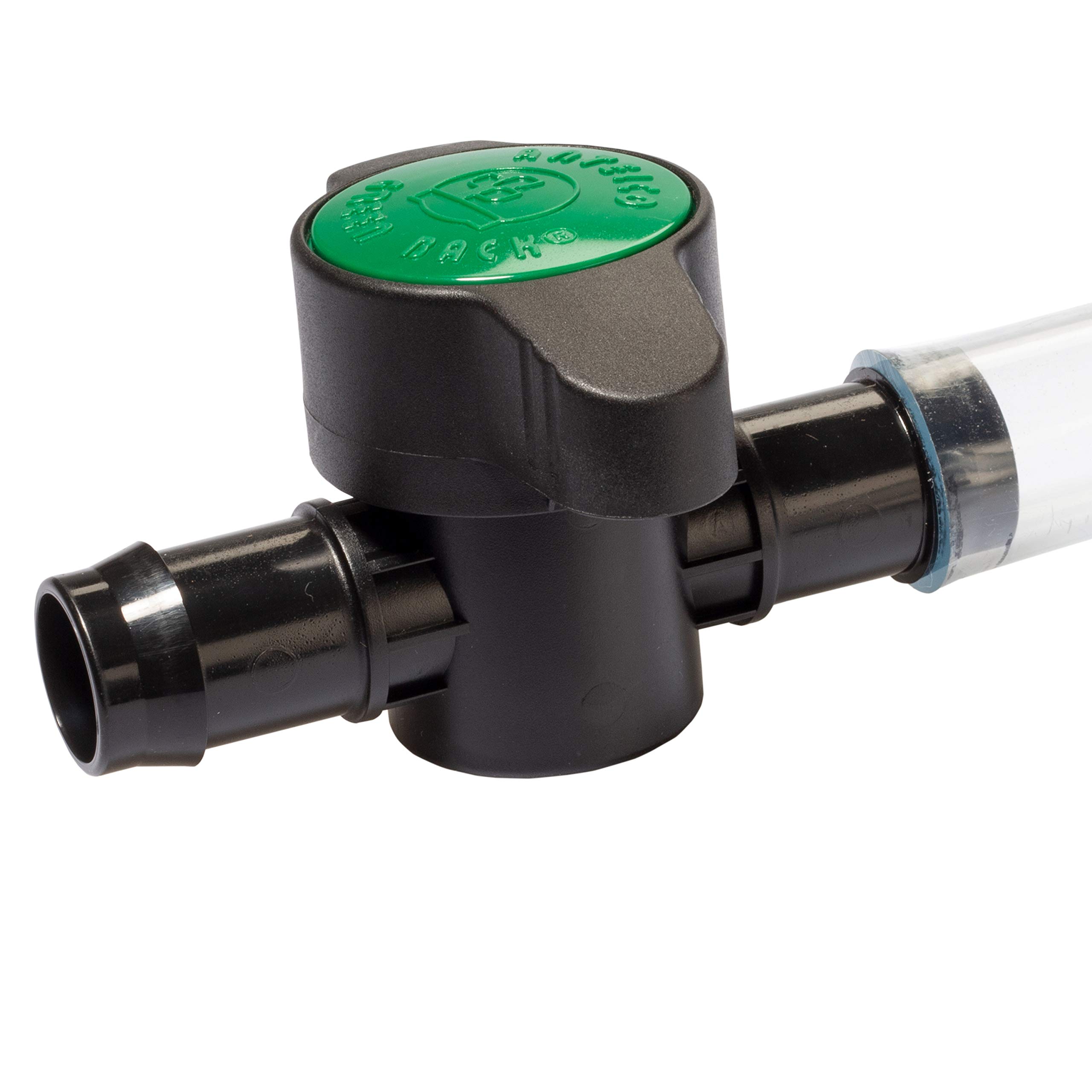 1 Inch Barbed Shut Off Valve - Simple On and Off Operation No Leak Design - Pack of 2 - Constructed from Lightweight Wear-Resistant Plastic