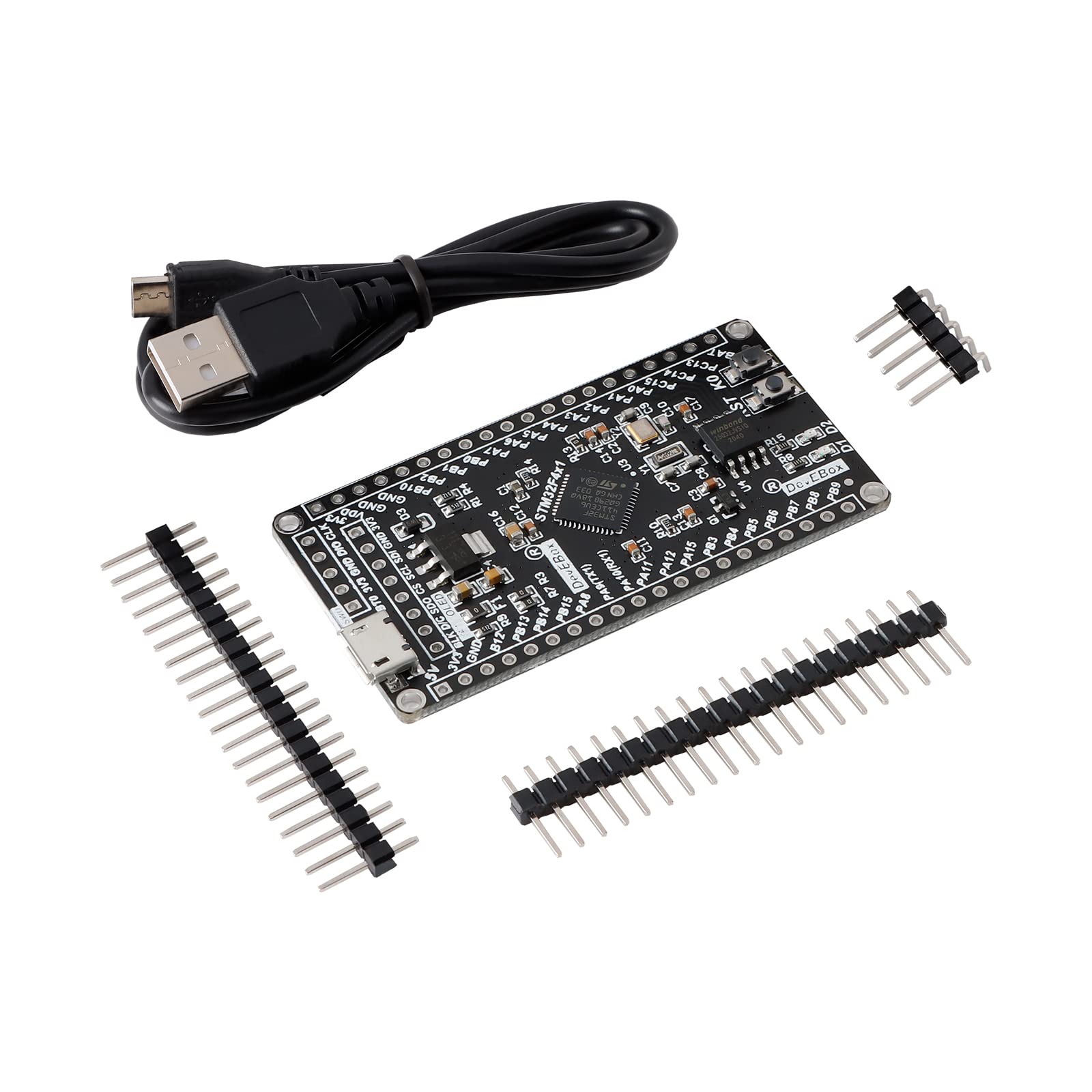 000 EC Buying STM32F411 Development Board, STM32F411CE System Board Integrated 32-Bit RISC Microprocessor STM32F4 Learning Core Board with 100MHz 512kB Flash and 128kB RAM