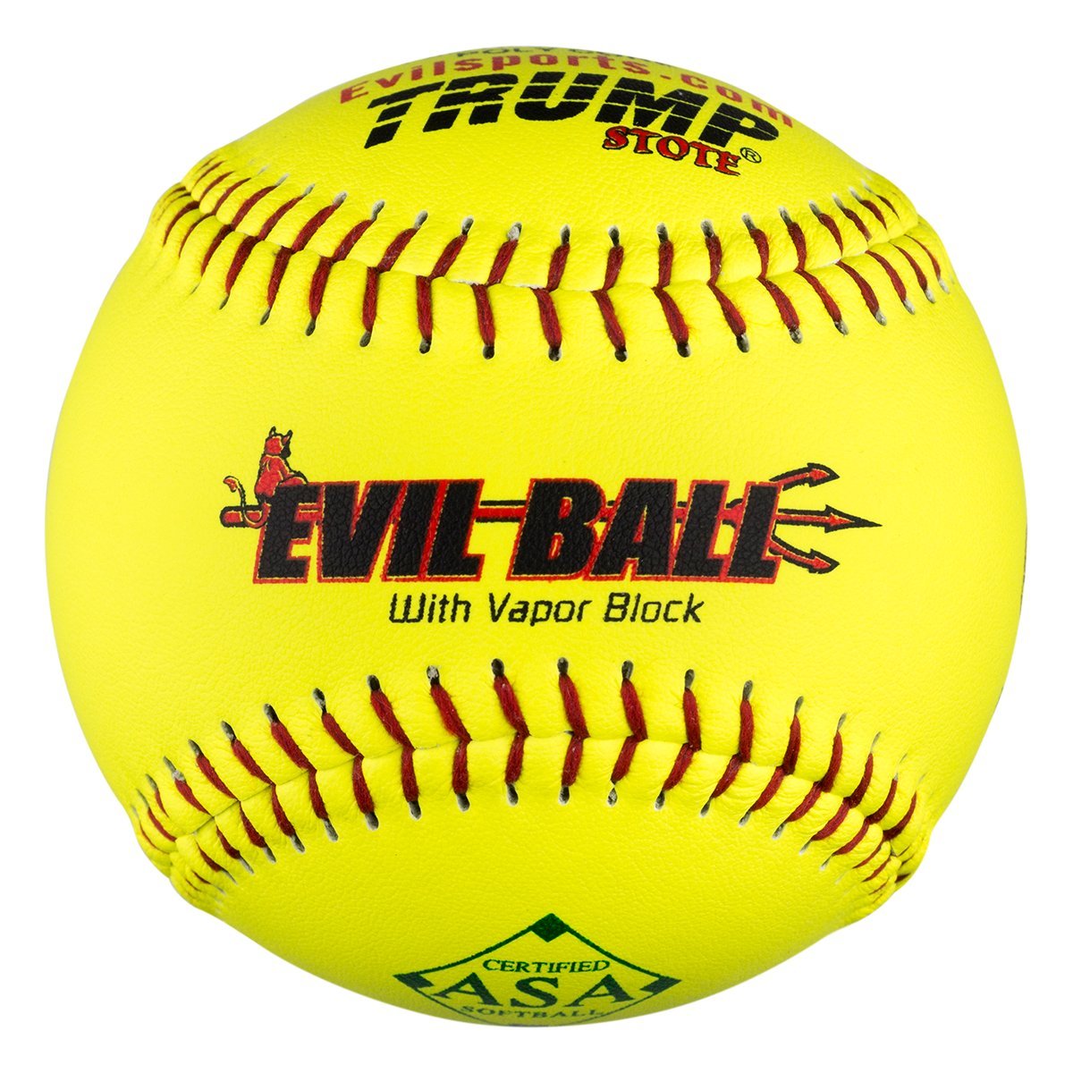 1 Dozen ASA Evil Ball 12" Softballs 52 COR 300 Compression 12 Balls (MP-Evil-RP-ASA-Y)